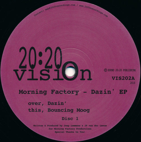 Morning Factory – Dazin' EP – Sixth Garden Records